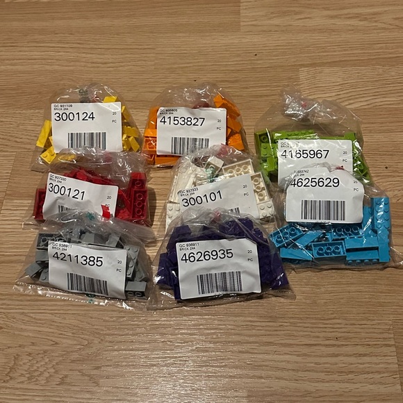 Lego | Toys | Lego Huge Bulk Lot Of Brand New Blocks 435 Assorted ...